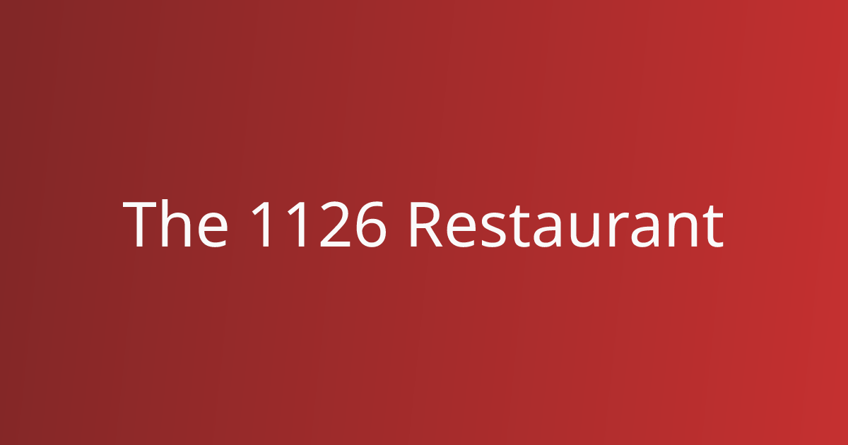 Best Japanese in Columbus, OH | The 1126 Restaurant | Order Online